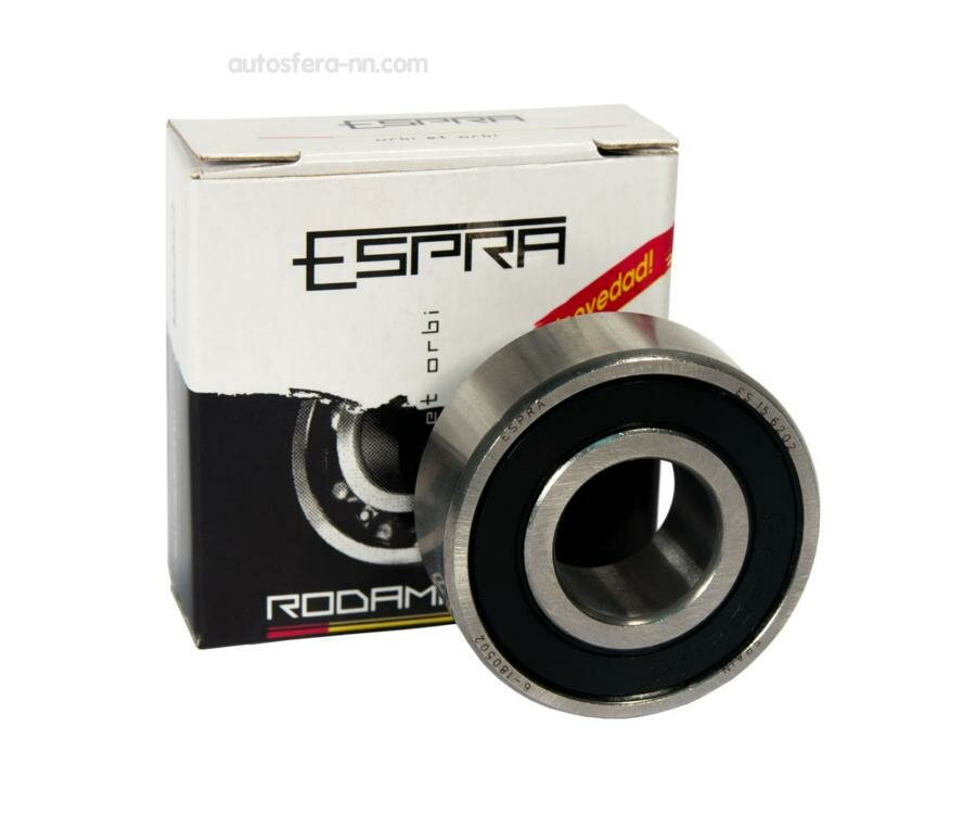 ESPRA ES156202 Подшипник 180502 генератора ГАЗ, ВАЗ, ЗИЛ, УАЗ, КамАЗ (62202.2RS) ESPRA