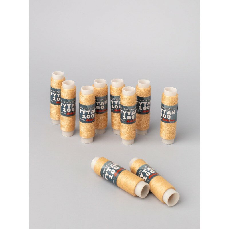 Ariadna Tytan.2561 Нить для бисера Tytan 100 персиковая 100м (10 шт), 0.1 мм