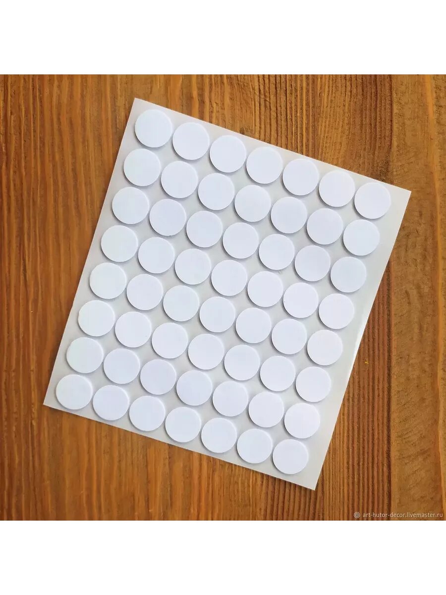 Наклейки для фитиля (фитиледержатель) 100 штук 10 мм