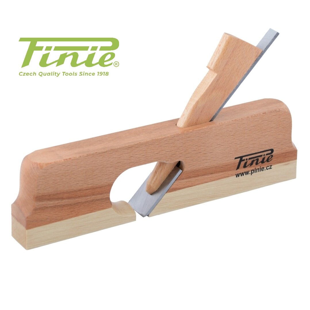 Фальцгебель (зензубель) деревянный косой PINIE Classic 10-21C/S, нож 21мм, бук/граб