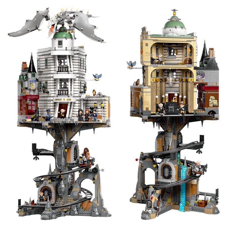 Конструктор Lepin Волшебный Банк Гринготтс с фигурками, детализация, 4803 деталей - LE-88025