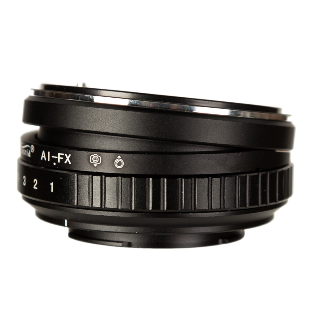 Переходник Tilt FUSNID с резьбы Nikon на Fuji (AI-FX)