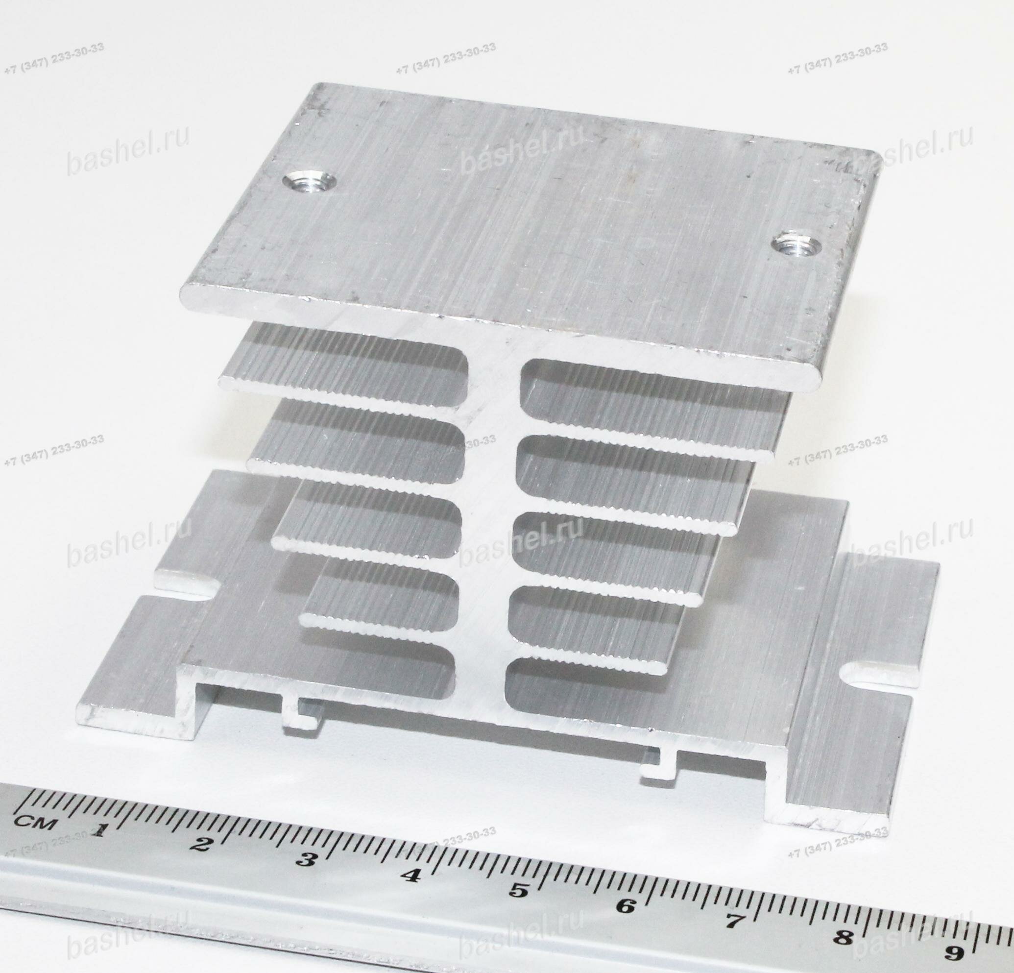 Радиатор TD1 80х57х50мм, RUiCHi, (для твердотельного реле до 15А)