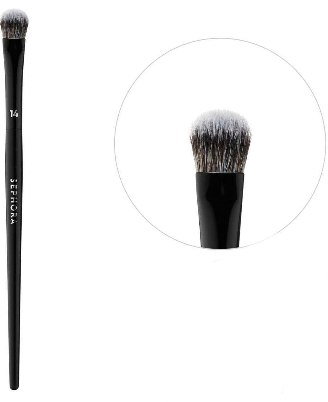 Круглая кисть Sephora №14 для нанесения кремовых и пудровых теней