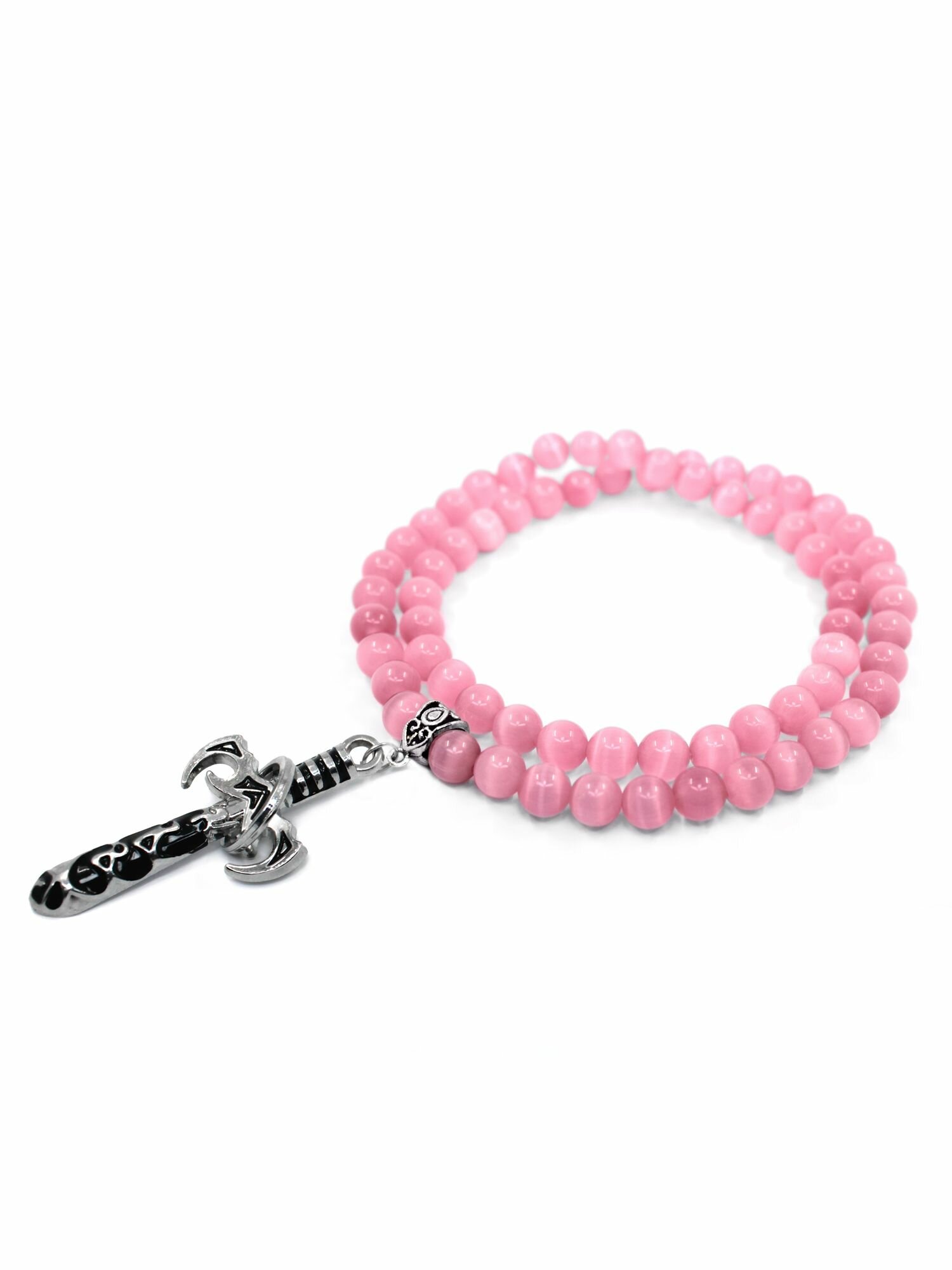 Бусы, кошачий глаз