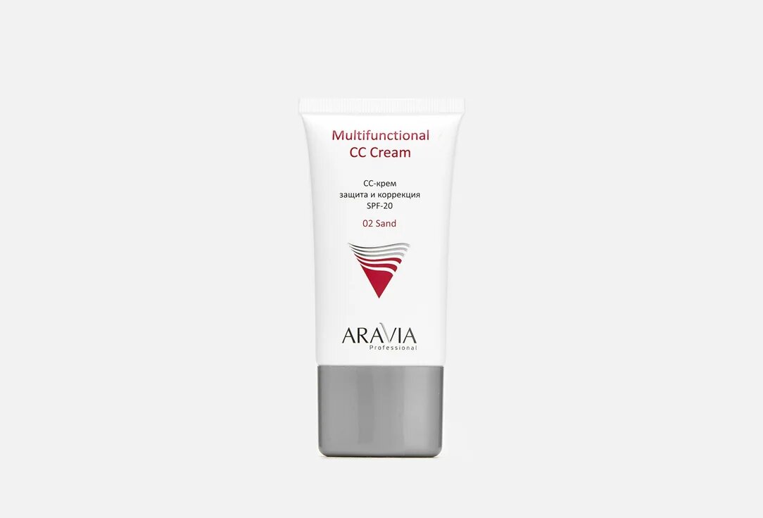 СС-крем SPF20 ARAVIA Professional Multifunctional CC Cream, тон 02 Sand, 50 мл