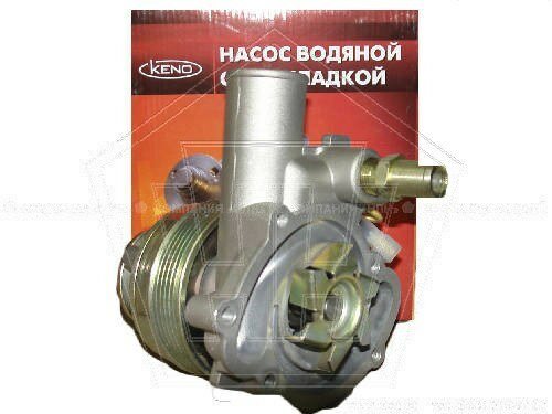 Насос водяной для а/м газ 3302 дв.405 евро-3 с эл/магн. муфтой (дв.40524) металлическая крыльчатка ke
