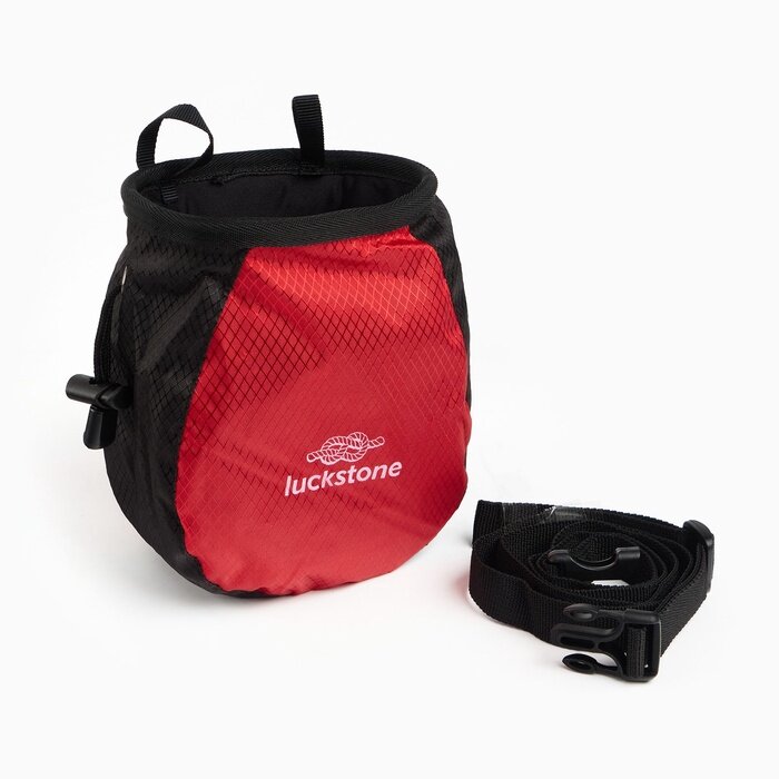 Мешочек для магнезии, 16×12 см, красный