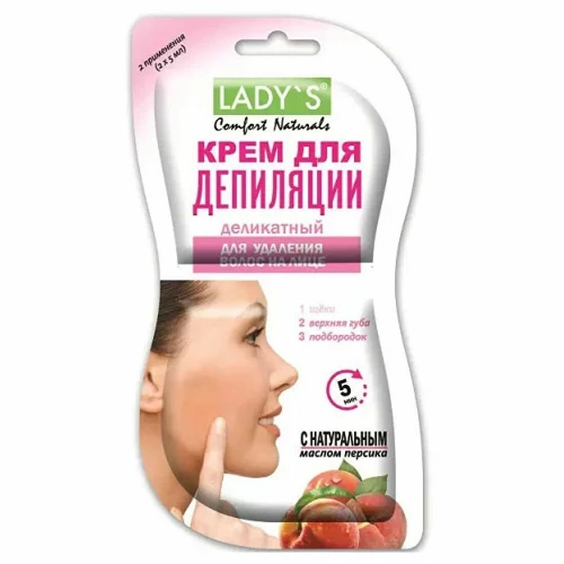 Крем-депилятор LADY'S для лица Деликатный