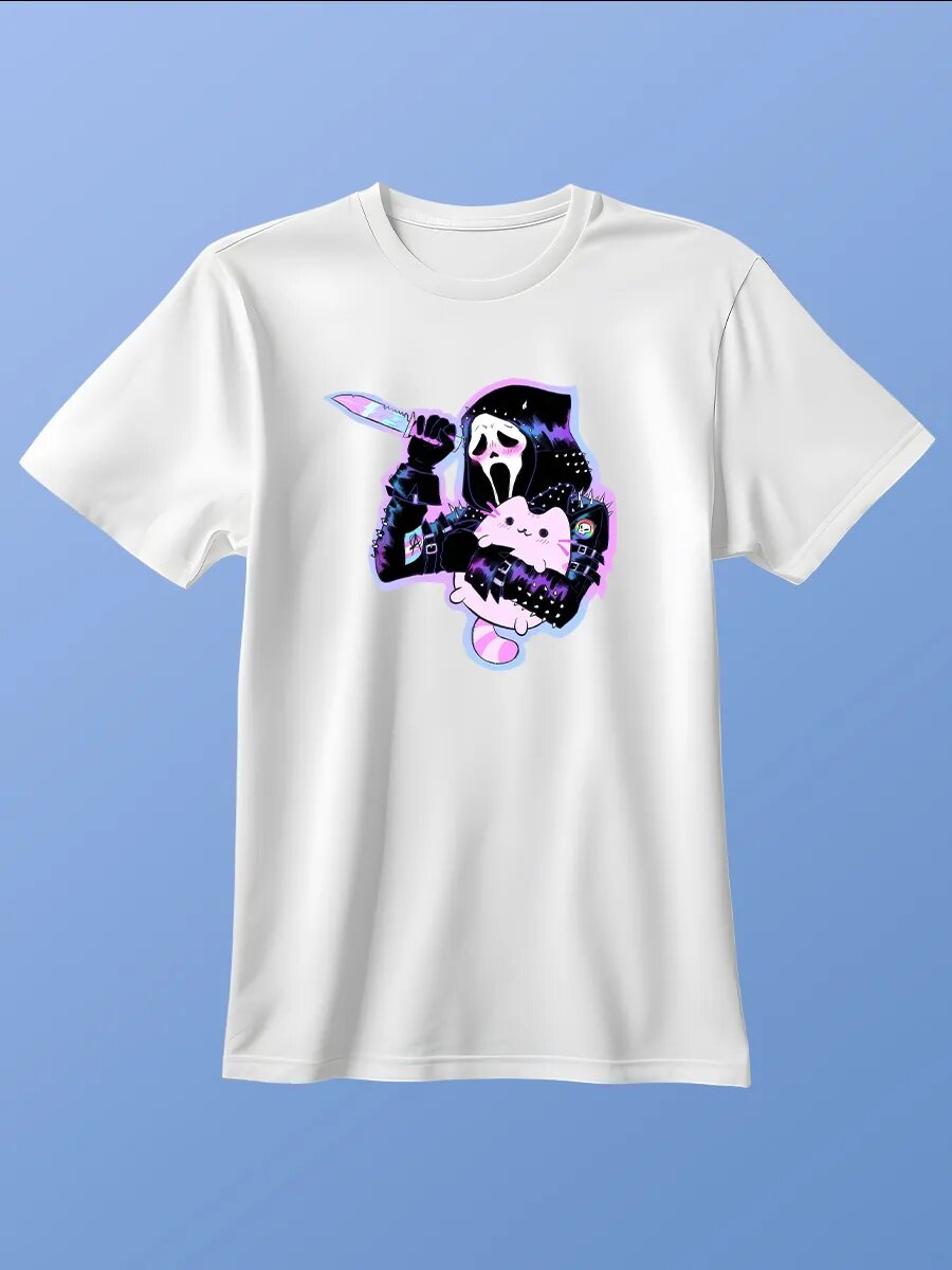 Футболка Zerosell котик крик с котом