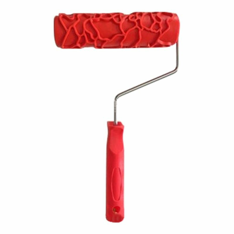 Практичный декоративный малярный валик 7 дюймов с рисунком, тисненая текстура, инструмент для рисования, настенная резина, художественный узор, украшение дома