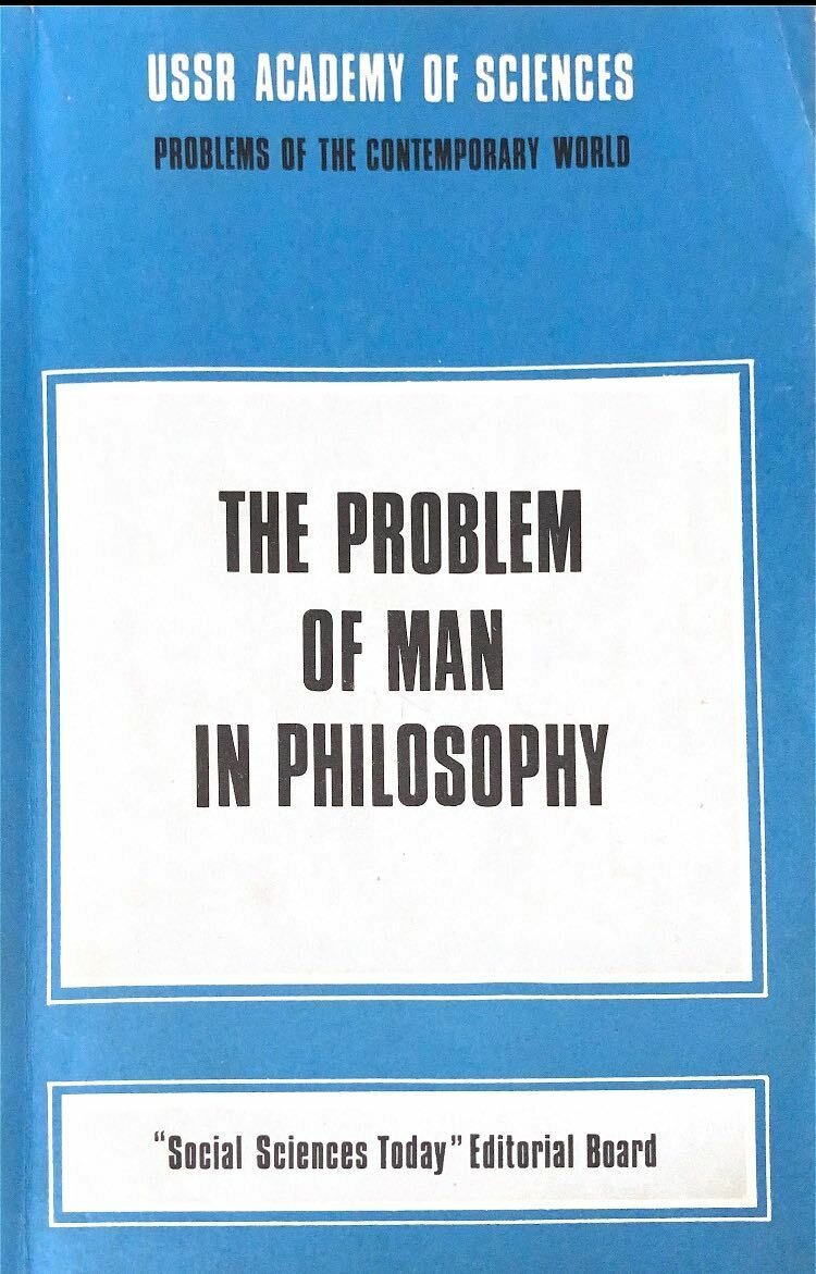 The problem of man in philosophy