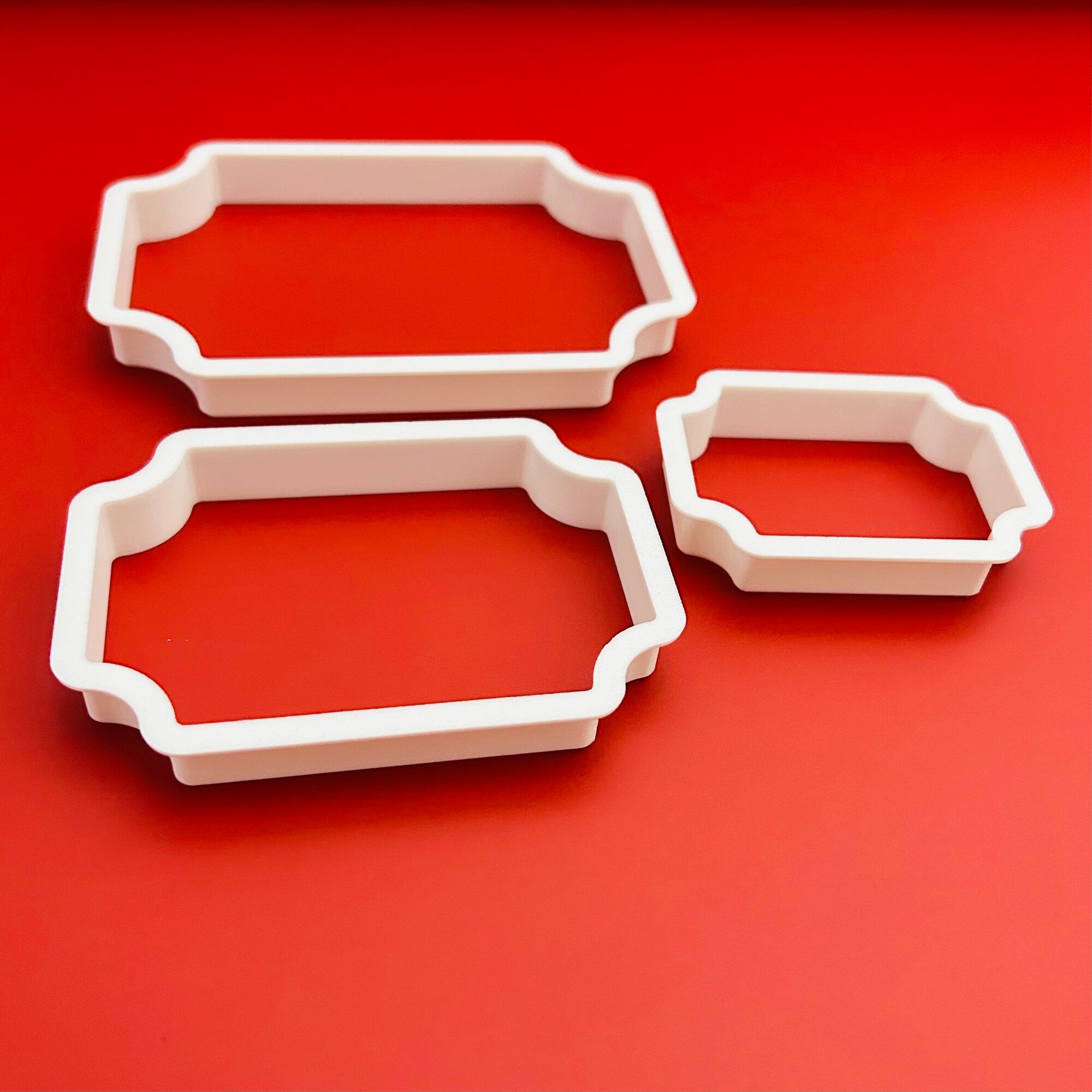 Вырубки для пряников Рамка, 3 шт