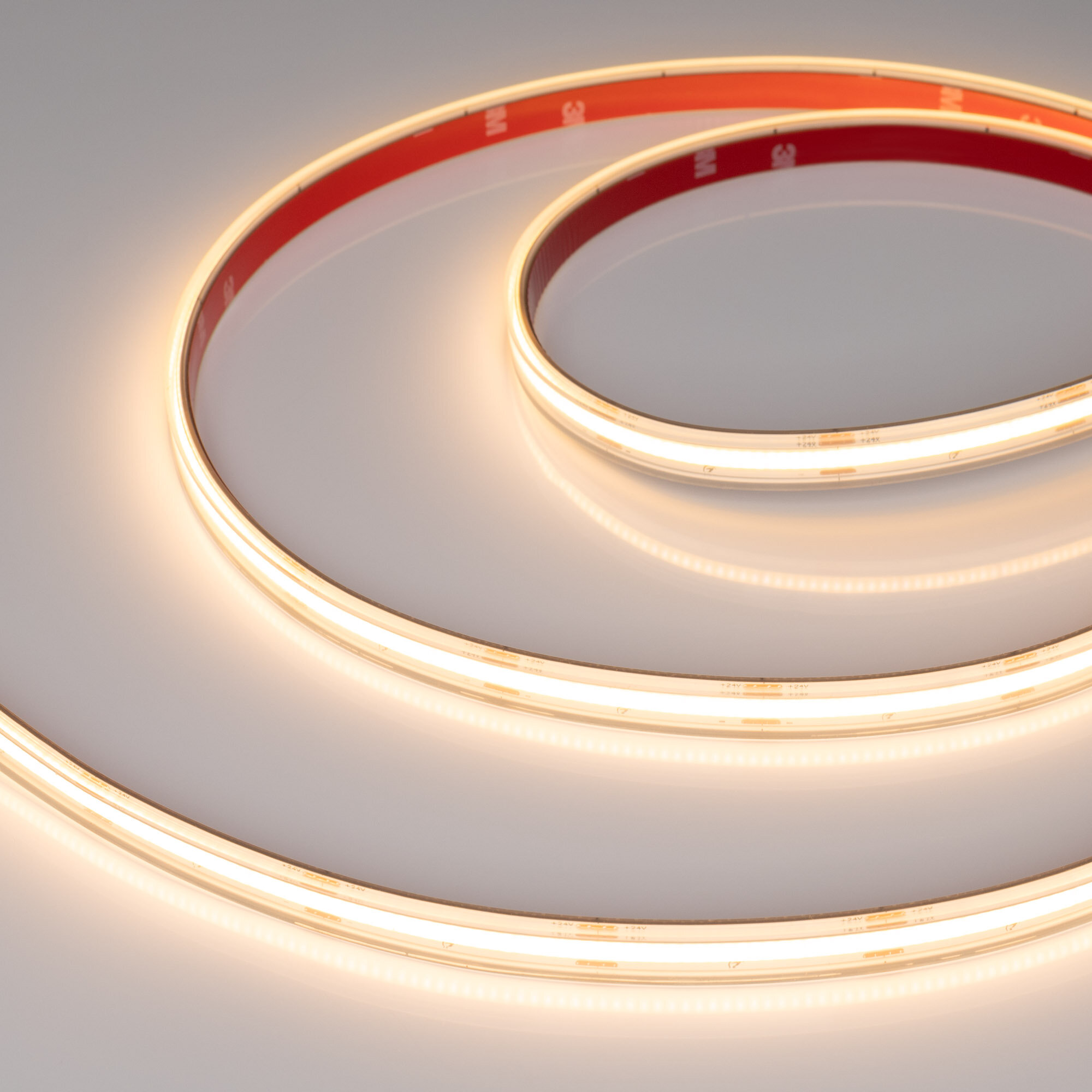 Светодиодная Лента герметичная COB-PS-X420-12mm 24V Warm2700 (4.8 W/m, IP67, 15m) (Arlight, 5 лет) 049056