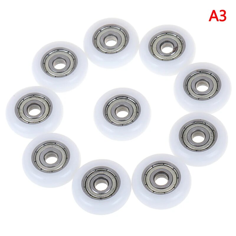 2 шт./5 шт./10 шт, пластиковые запасные ролики для раздвижных колес диаметром 21,5 мм