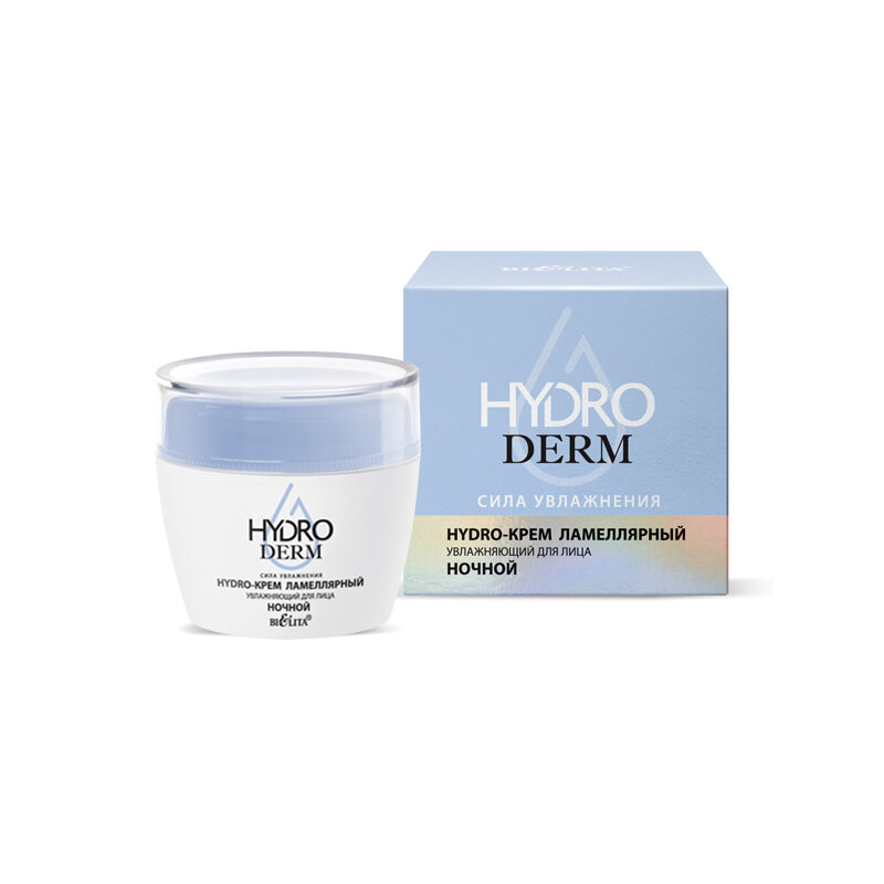 Белита . сила увлажнения hydro-крем ламеллярный увлажняющий для лица ночной 50мл