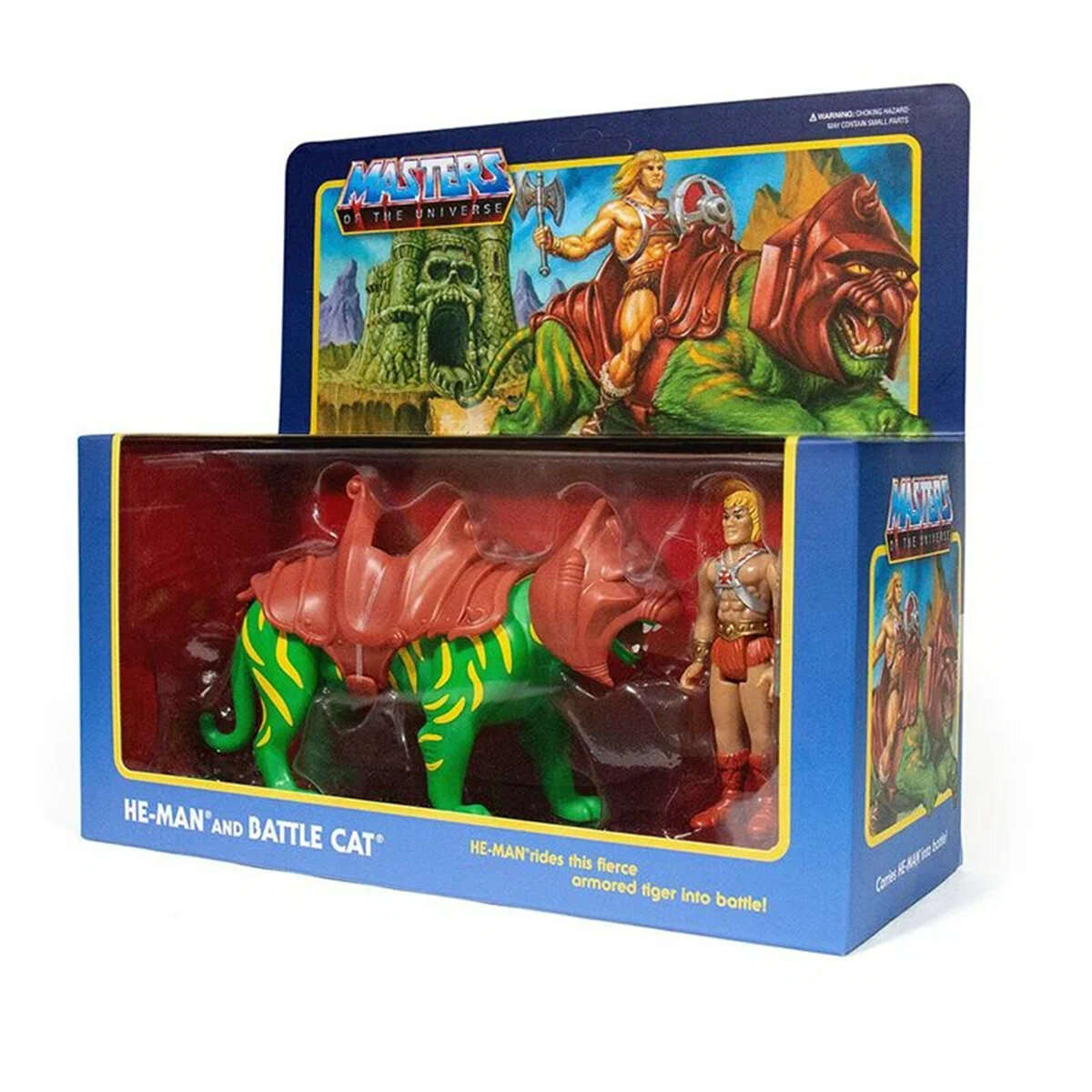 Super7 Masters of the Universe He-Man And Battle Cat/Коллекционные мультяшные фигурки