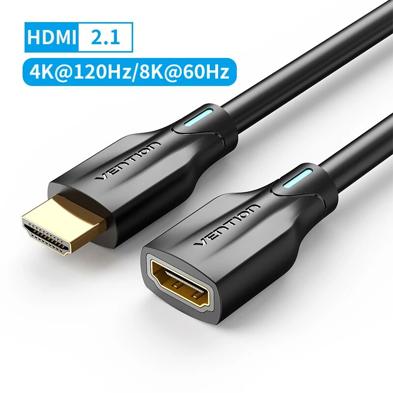 Кабель HDMI Vention 2.0 удлинитель HDMI 2.1 Extension, 1,5 м