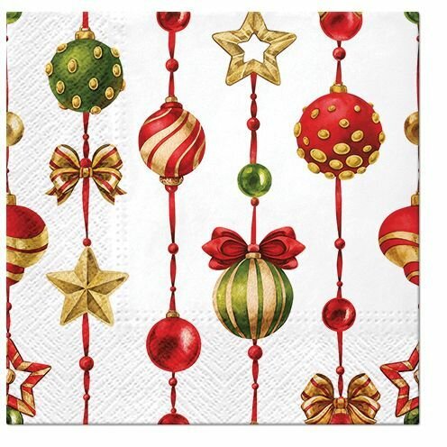 Салфетки PAW Decor Collection "Lunch", Украшения, трехслойные, для декупажа, 20 шт