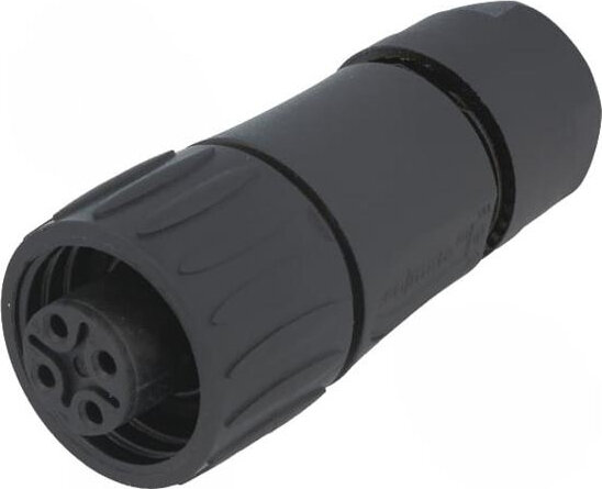 Разъем AMPHENOL C016 20D003 100 12 Разъем: круглый: вилка: на провод: PIN: 4: "мама": зажим под винт 1шт