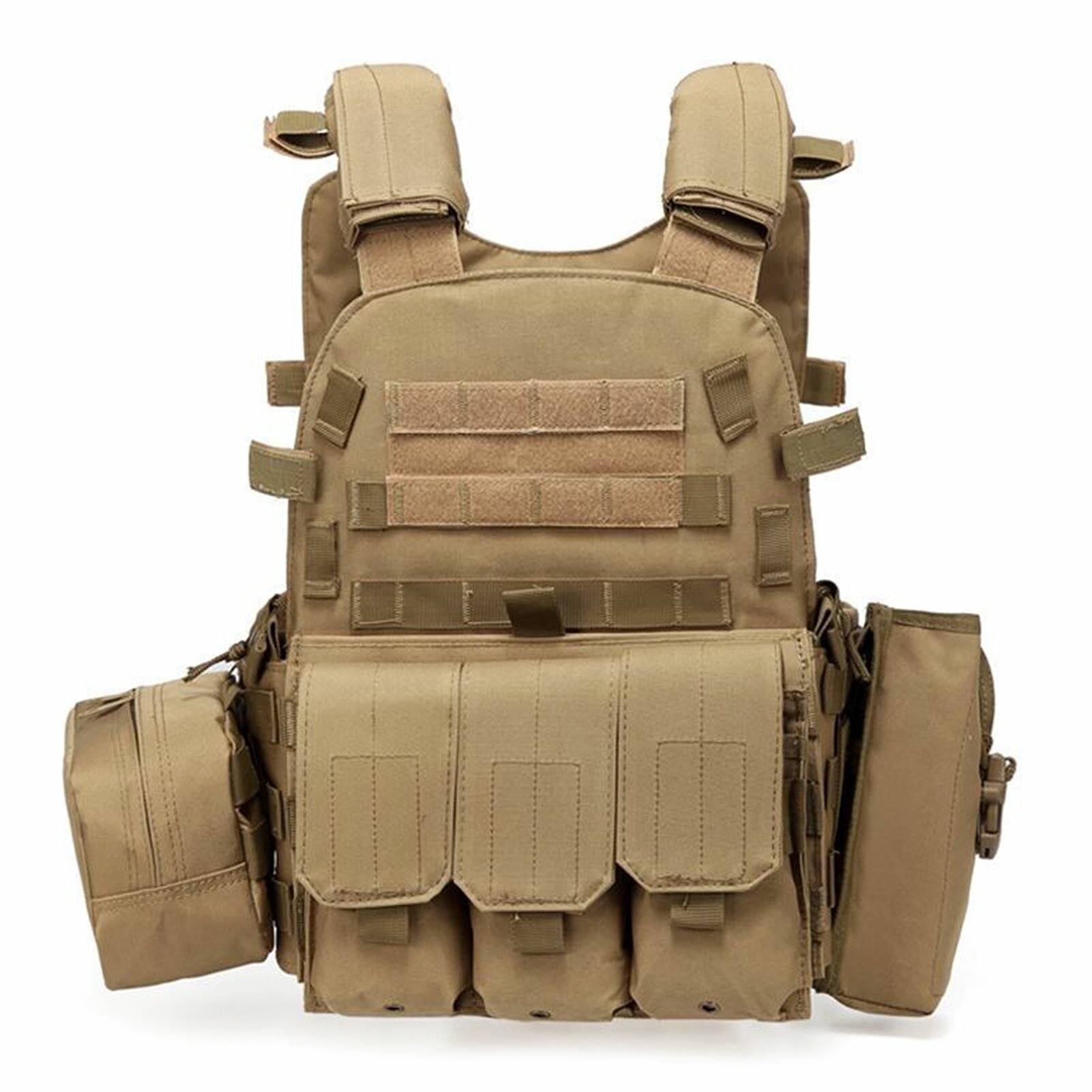 Быстросъемный тактический жилет Airsoft Combat Molle Plate Carrier Vest
