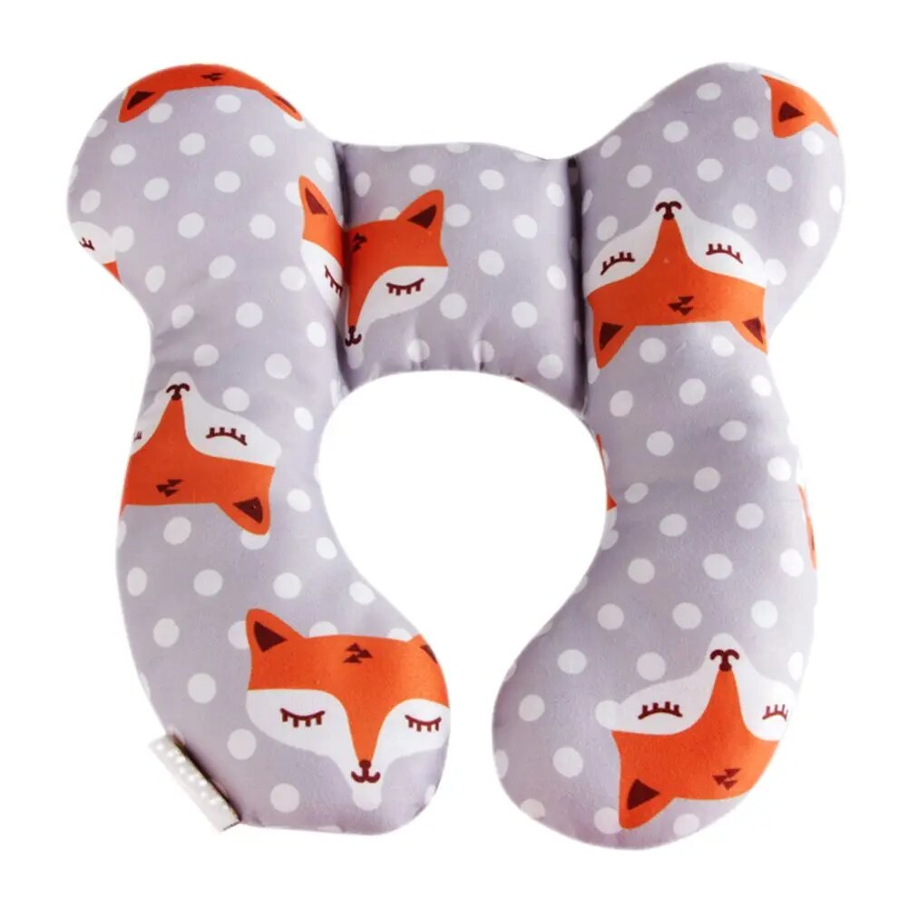 Дорожная противоскользящая подушка для сна, защита головы, U-образная подушка, детская коляска, автокресло, подголовник, подушка