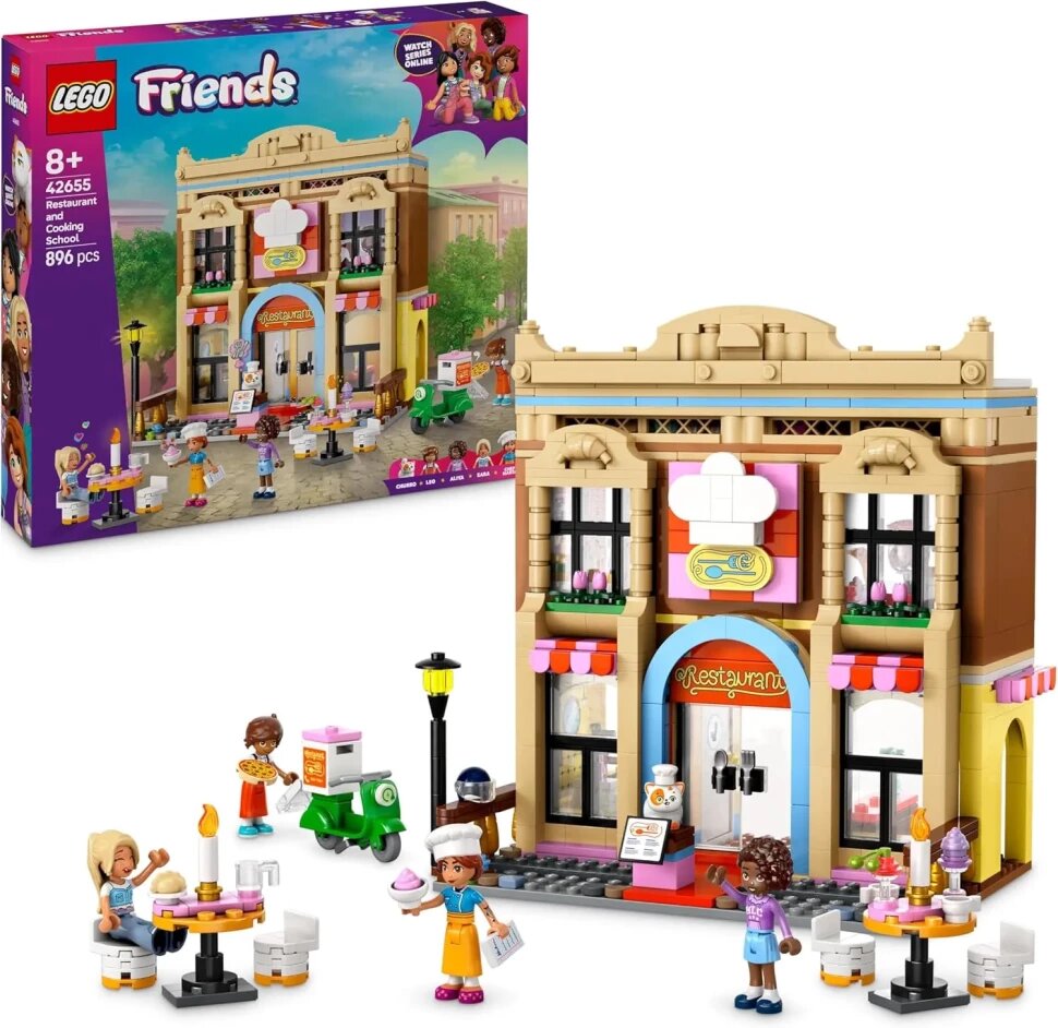 Конструктор LEGO Ресторан и кулинарная школа 42655