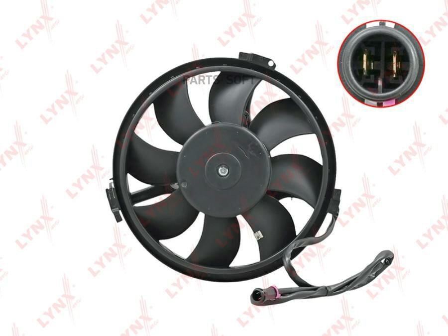 LYNXAUTO RF-1733 Вентилятор радиатора AUDI A4 1.6-2.8 94-00 / A6 1.8-2.8 97-05 / A8 2.5D-4.2 97-05 FORD Galaxy 1.9D- ()
