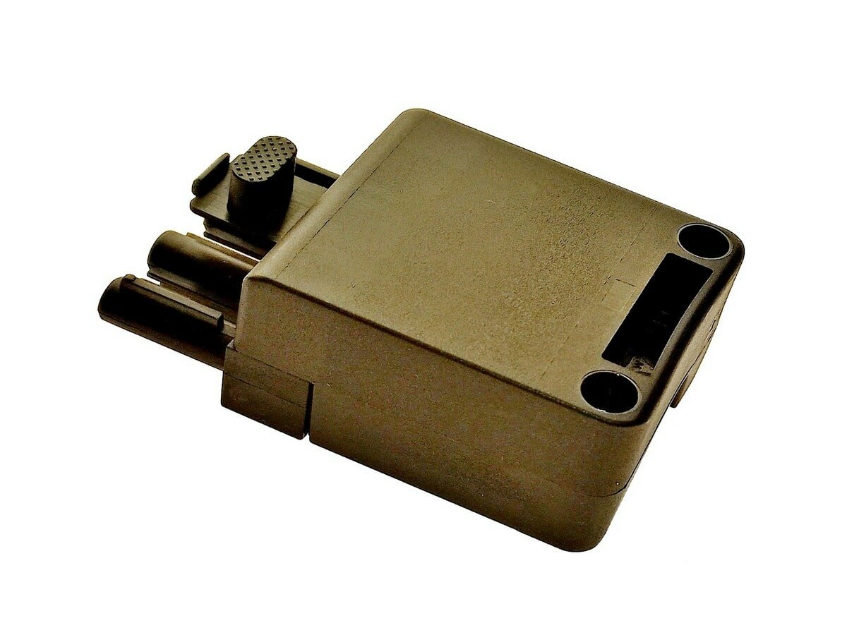 Разъём горелки Wieland 4 контакта черный папа 65322064