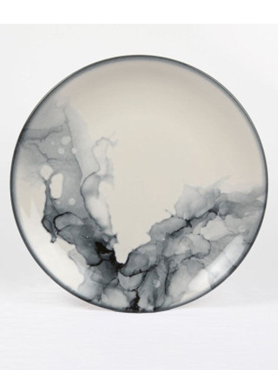 Тарелка обеденная Gural Porcselen Marble, 27 см, цвет мрамор