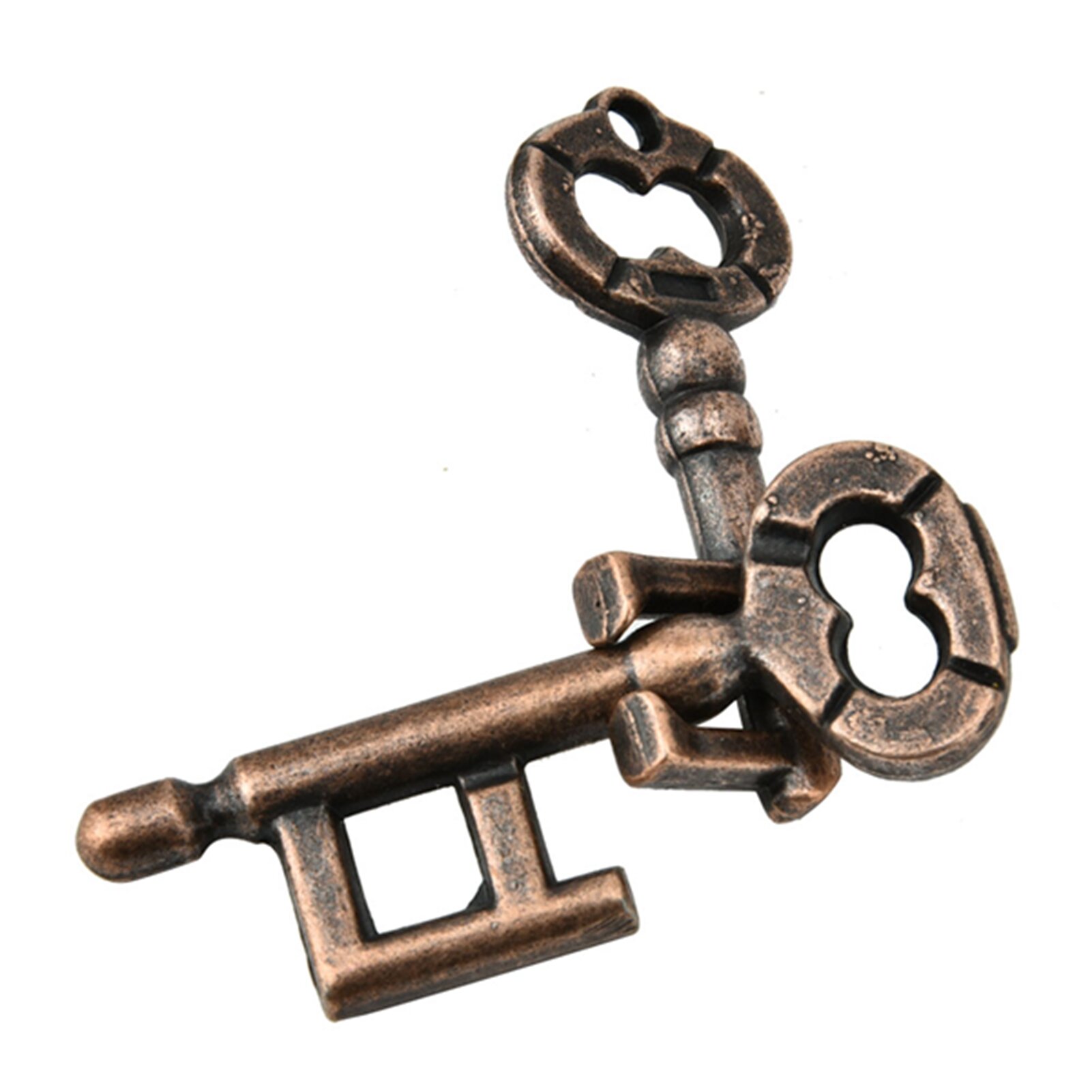 Игрушка-головоломка для развития интеллекта IQ, интеллектуальный замок-защелка для взрослых, развивающая игрушка - замок с ключами