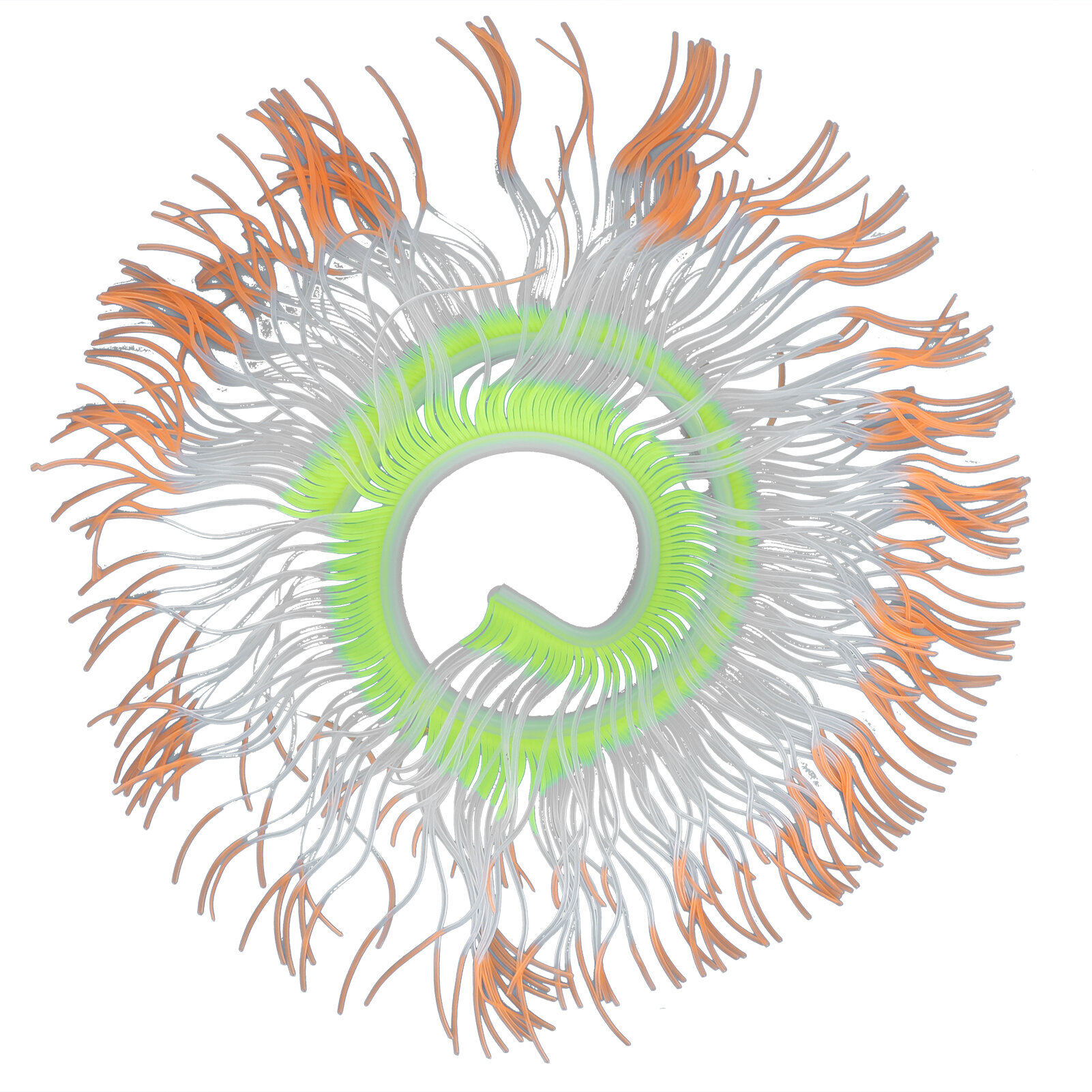 Аквариумные украшения, актиния, аквариум, силиконовые искусственные светящиеся растения, украшения SOrange