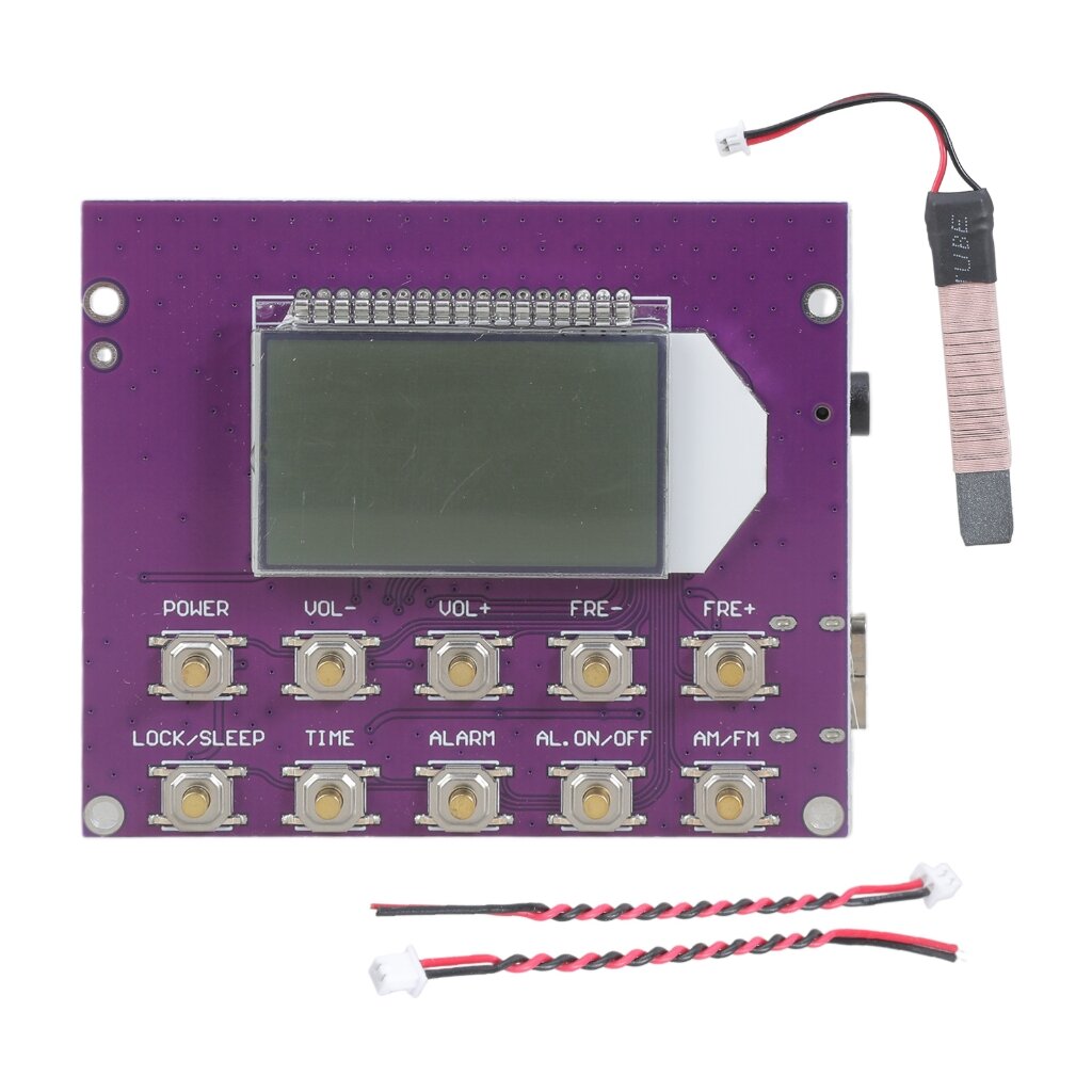 Компактный модуль FM-радиоприемника Оснащен таймерами отключения и высокочувствительными магнитными стержневыми катушками С низким энергопотреблением
