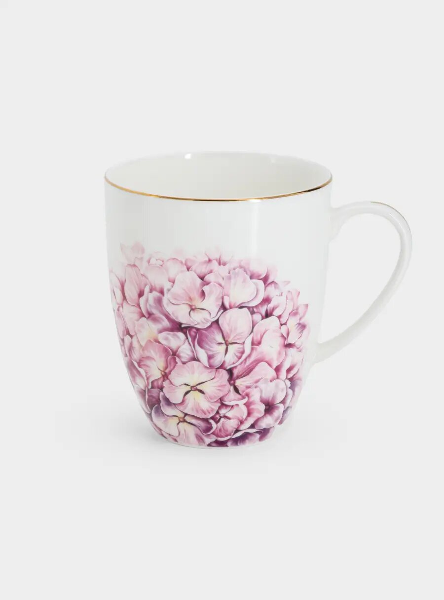 Кружка, 400 мл, Гортензия