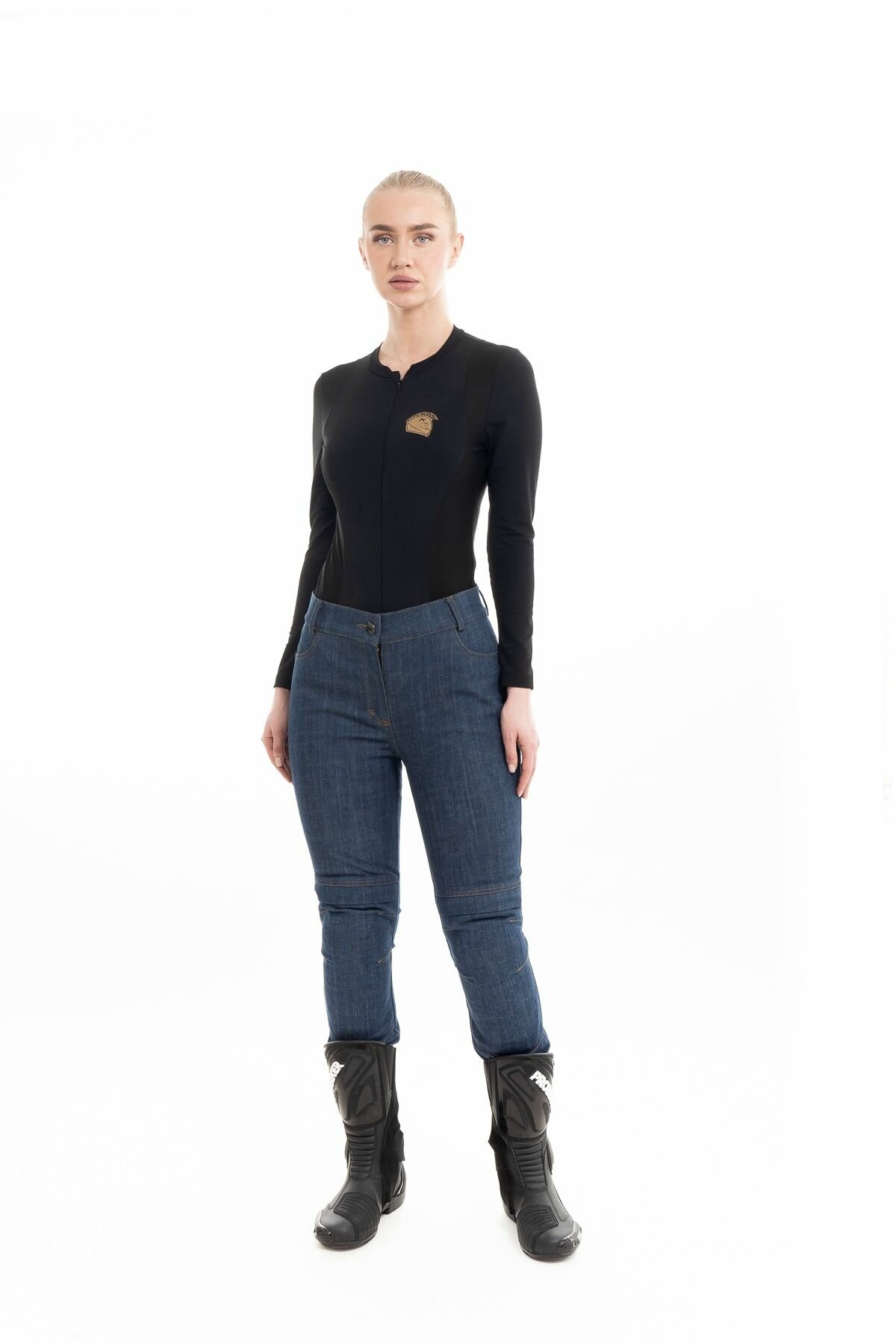 Мотоджинсы женские Hyperlook Miracle синие