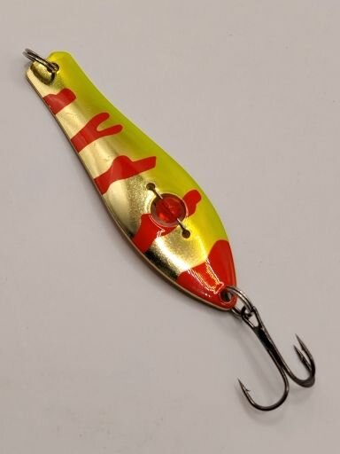 Блесна колебалка Kuusamo Professor 80мм, 15гр на хищника, тройной крючок