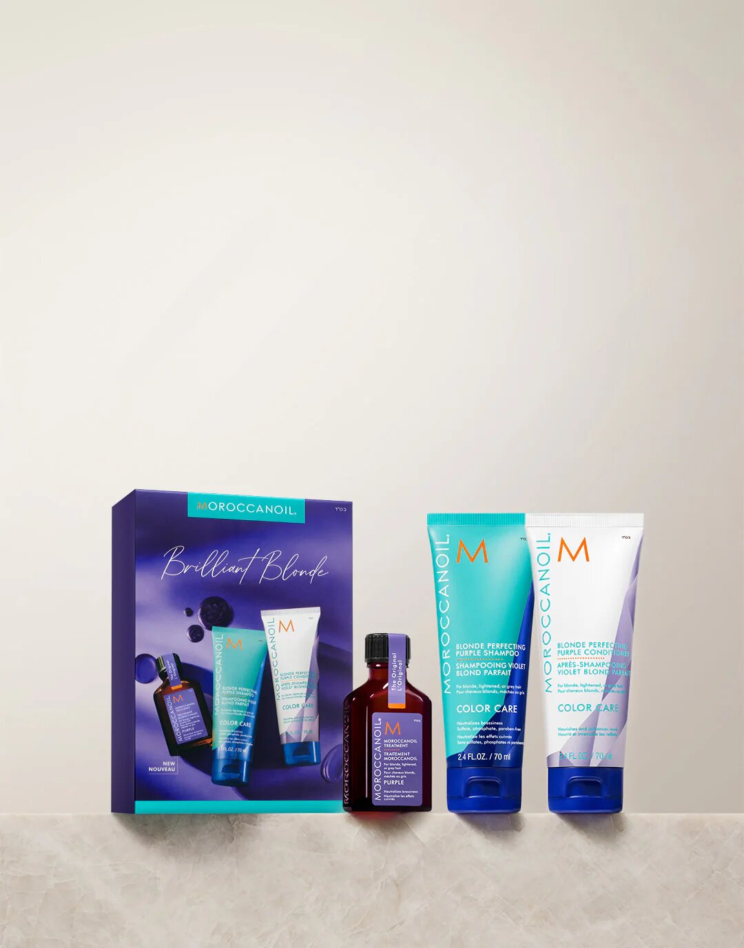 Лимитированный набор Moroccanoil Purple Trio kit