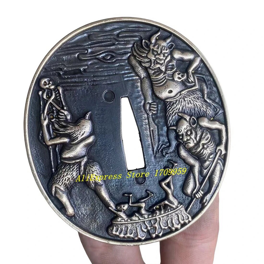 Медная тема демона Цуба для катаны/ Wakizashi/ Tanto HGF-SS