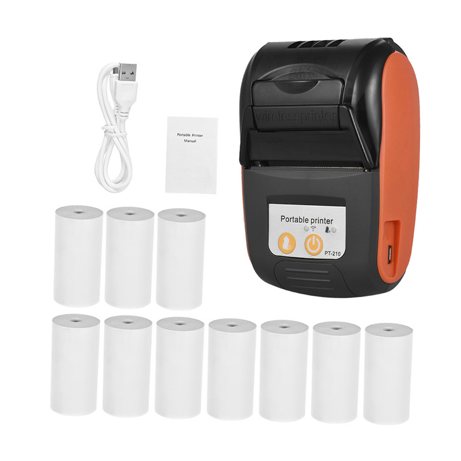 Portable Thermal Printer Bluetooth Mini for Android IOS