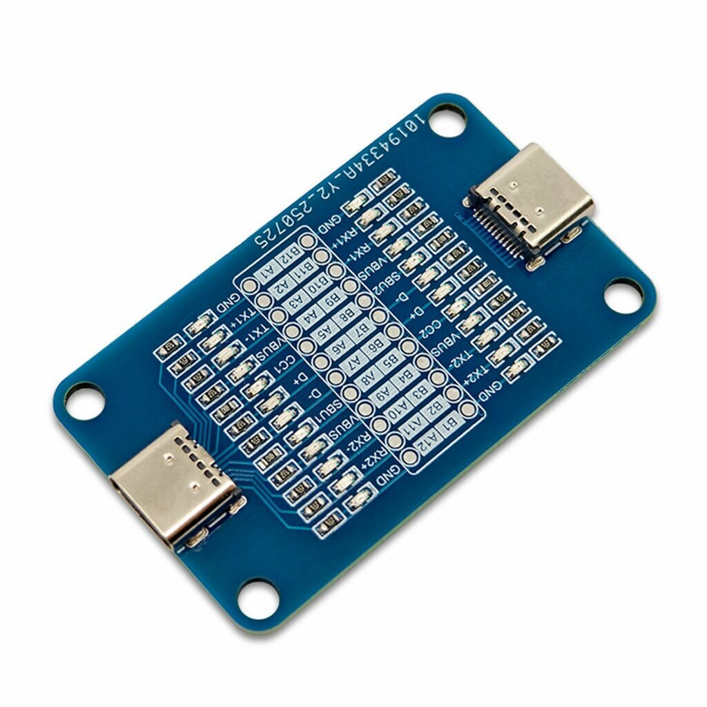 Тестер Кабеля USB C с 24-Контактным Обнаружением Проводимости Портативный Светодиодный Инструмент Для Диагностики Проводов Быстрой Зарядки