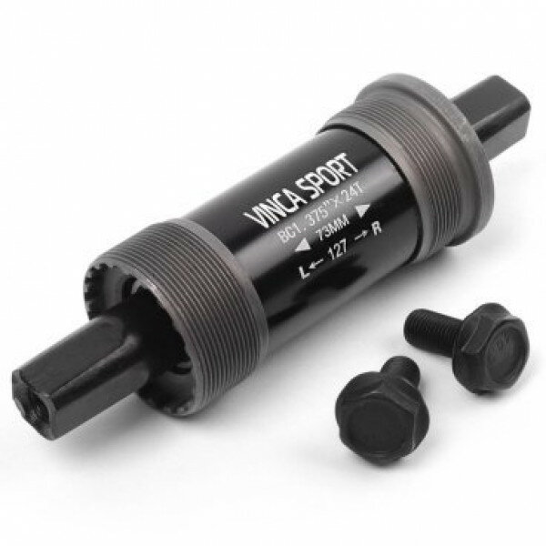 Каретка-картридж "Vinca Sport" с 2 пром. подш под квадрат ось 127,5мм длина стакана 73мм BB A127,5-73