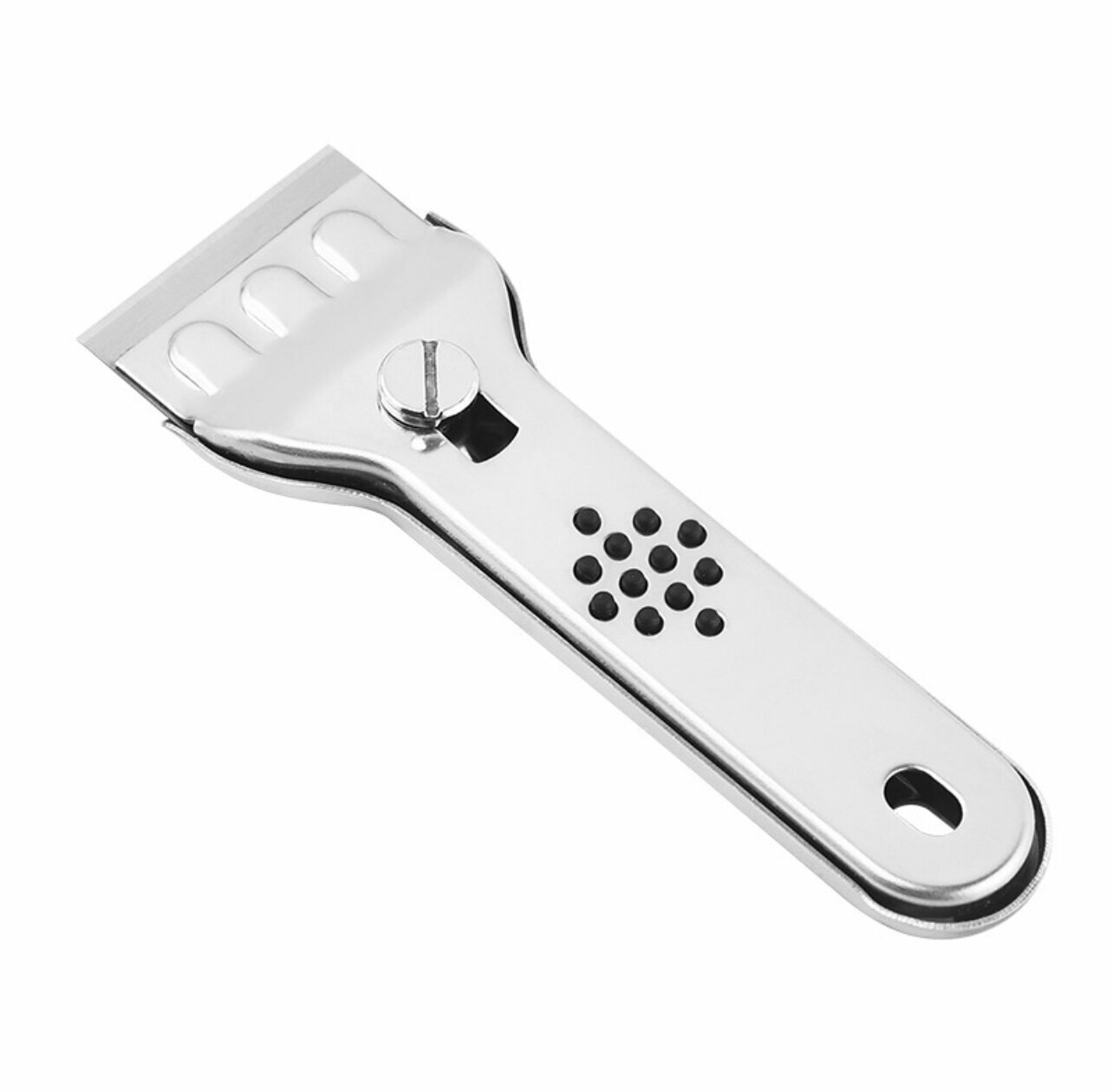 Скребок для стеклокерамических плит, нержавеющая сталь, металл