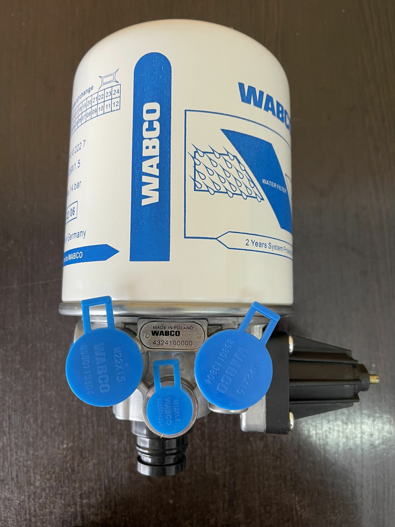 Осушитель воздуха КАМАЗ, МАЗ, ПАЗ, VOLVO, MAN, IVECO, RENAULT WABCO