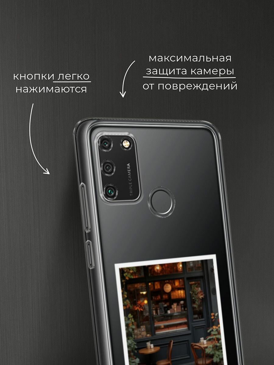 Силиконовый чехол на Honor 9A / Хонор 9А с принтом Sweet season — фото 1