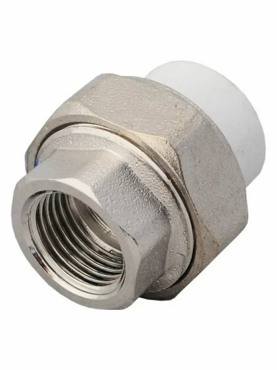 Муфта разъемная 32 х 1' ВР полипропиленовая PPR серая 10155025Г VALFEX