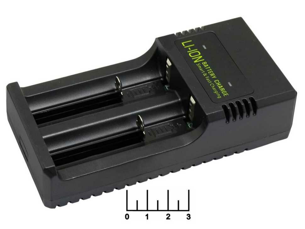Зарядное устройство для литиевых элементов 4.2V 1A 2*18650 (18500/26650/14500/16340) MS-5D82H