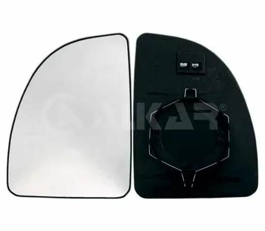 Зеркало-элемент ALKAR, 6432921, правое, выпуклое, с подогревом, Fiat Ducato, Citroen Jumper, Peugeot Boxer 02-02