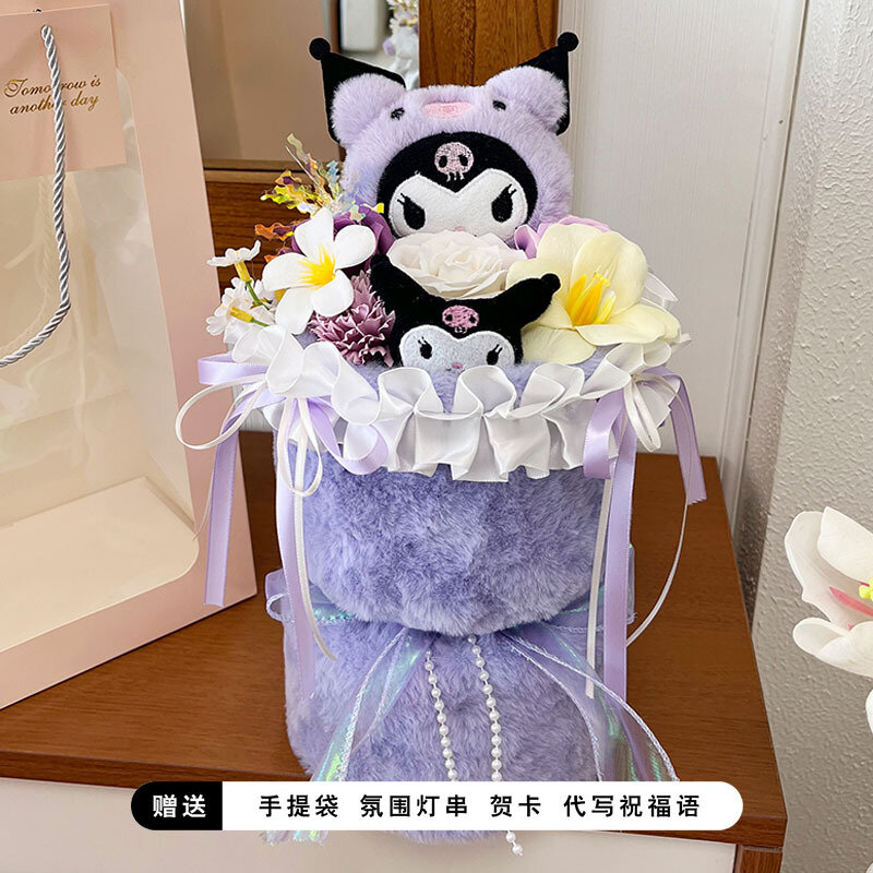 Мягкий плюшевый букет из игрушек, Подарок на День святого Валентина, Мыльный букет