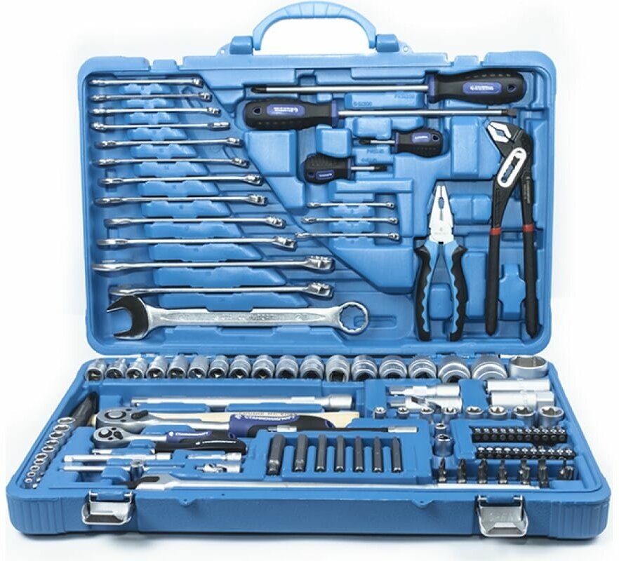 Станкоимпорт Набор инструмента 1/2" и 1/4", 119 предметов CS-TK119PMQ