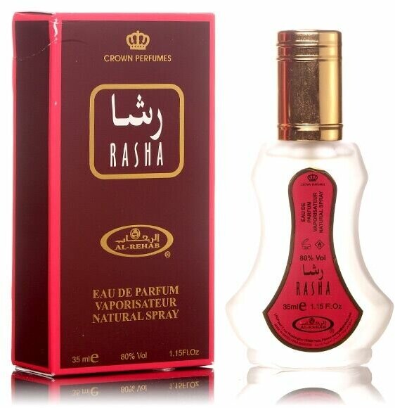 Al-Rehab Eau De Perfume RASHA (Арабская парфюмерная вода расха, Аль-Рехаб), спрей, 35 мл.